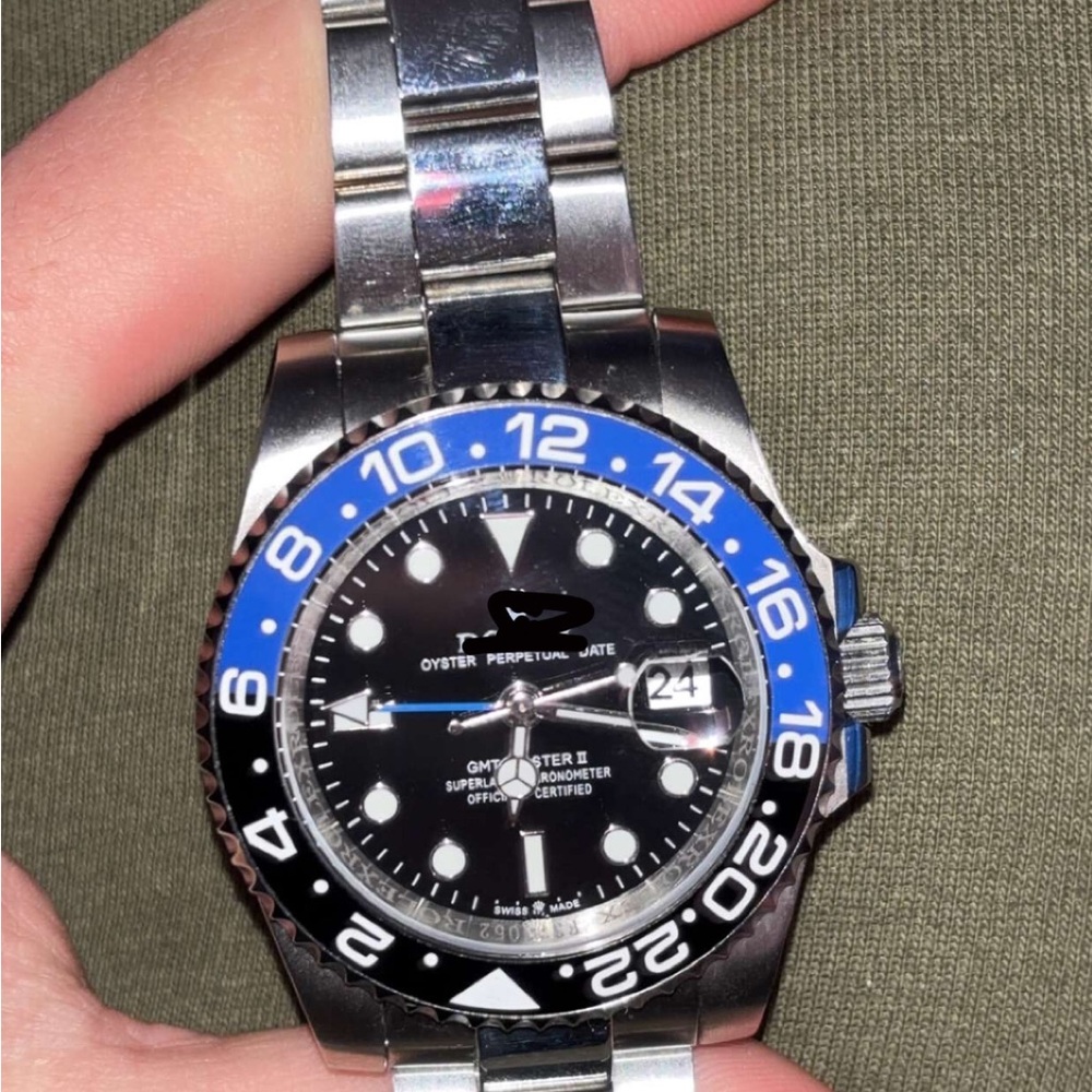 Luxury Black And Blue Dive Watch - Gem